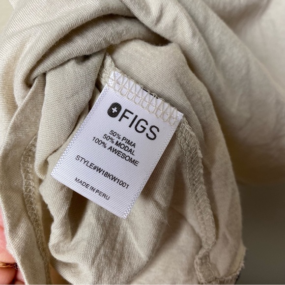 Figs | Tops | Figs Short Sleeve Underscrub S Tan | Poshmark